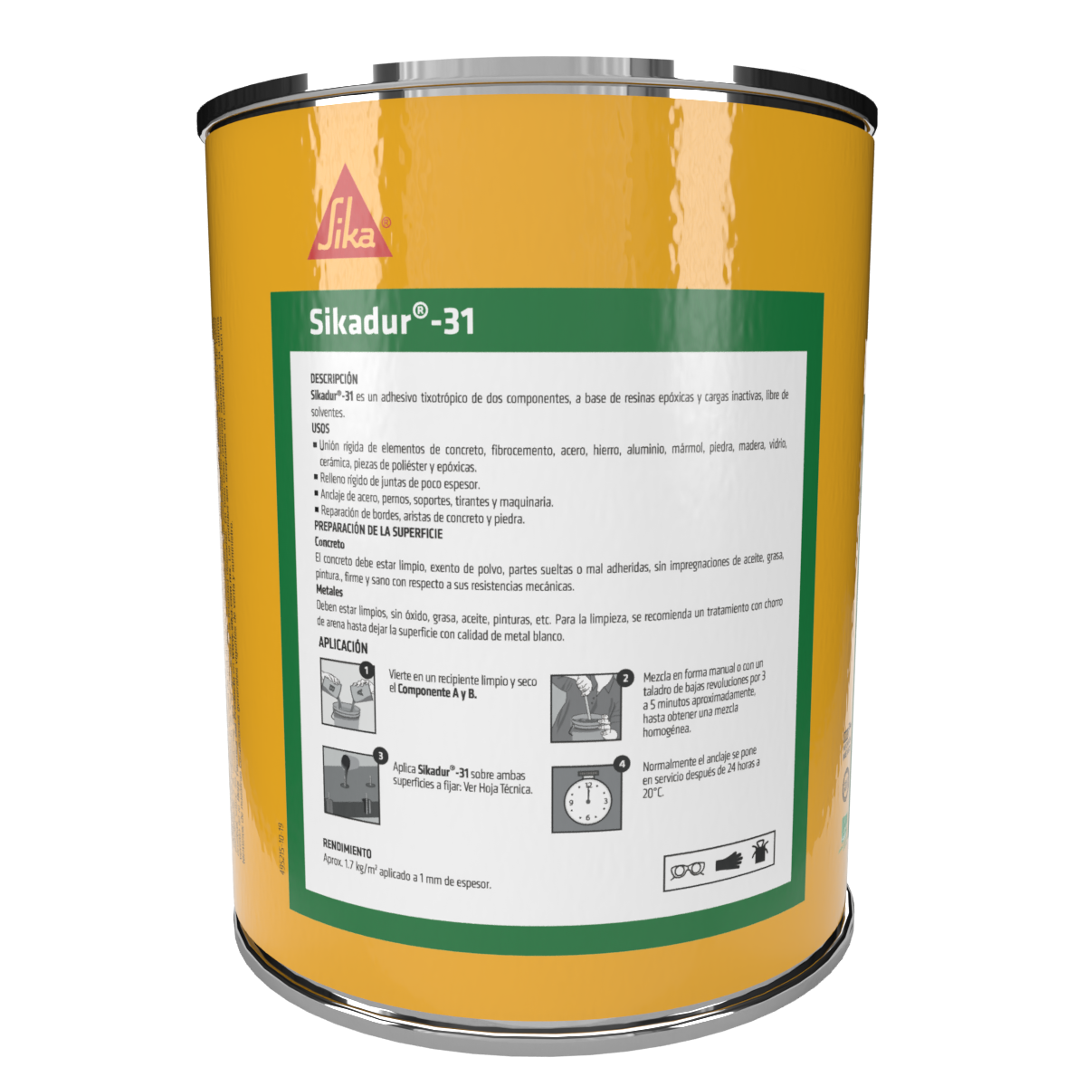 ADHESIVO EPÓXICO SIKADUR 31 5 KG – Sikashop