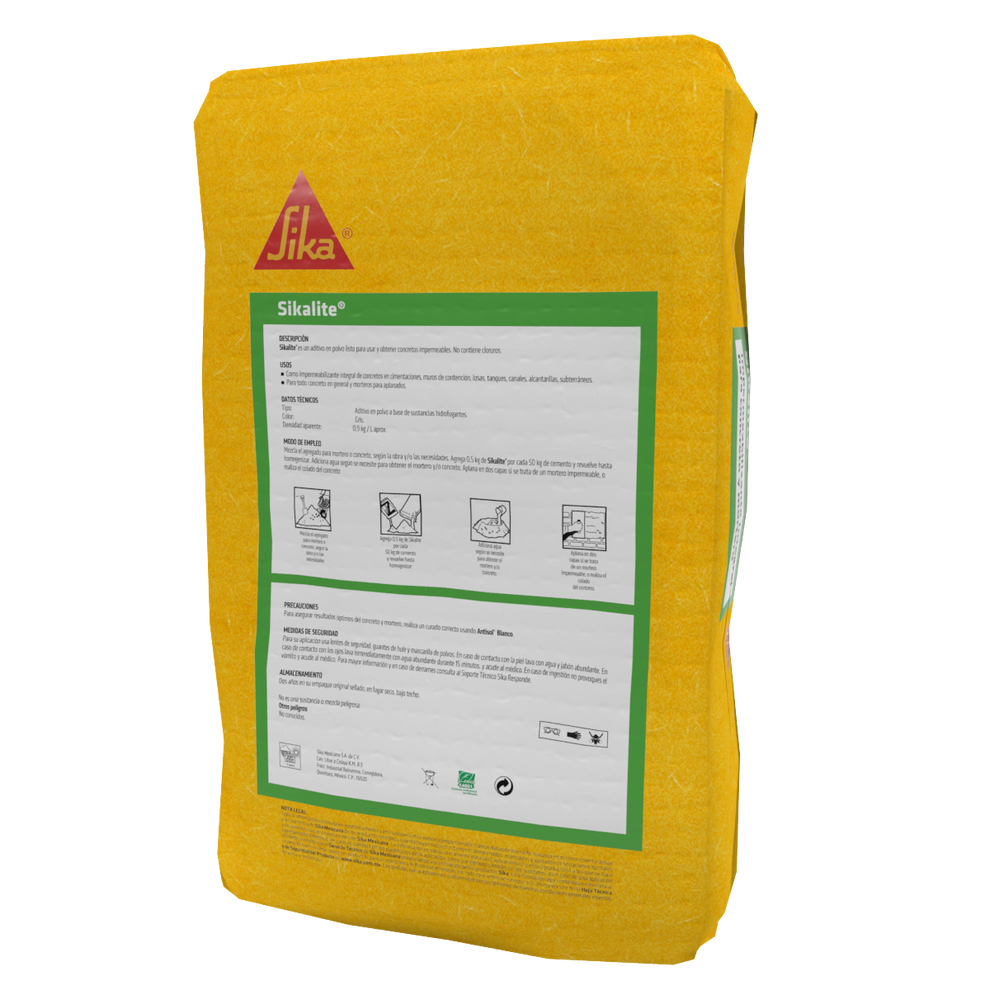 IMPERMEABILIZANTE INTEGRAL EN POLVO SIKALITE 25 KG – Sikashop